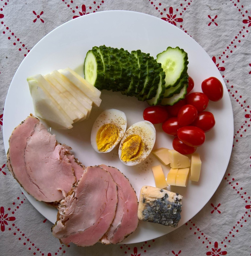 Mein Abendessen: mal wieder kalt