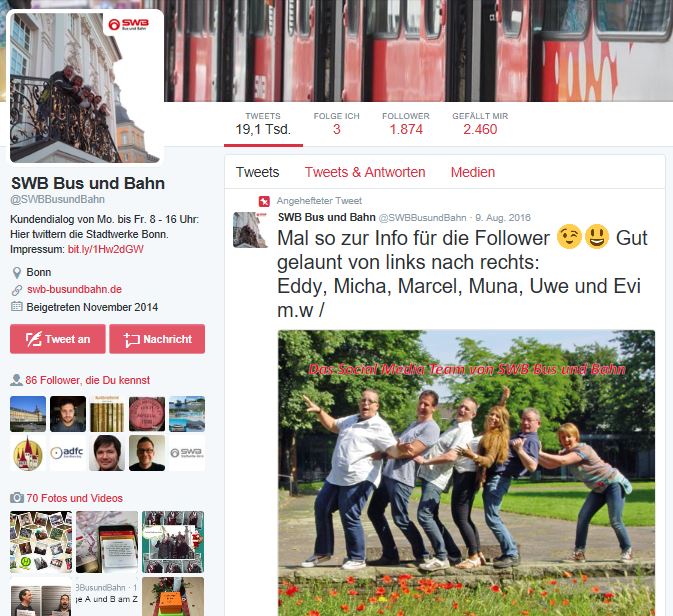 Warum jeder Bonner twitter nutzen sollte: @SWBBusundBahn - das BlogMagazin