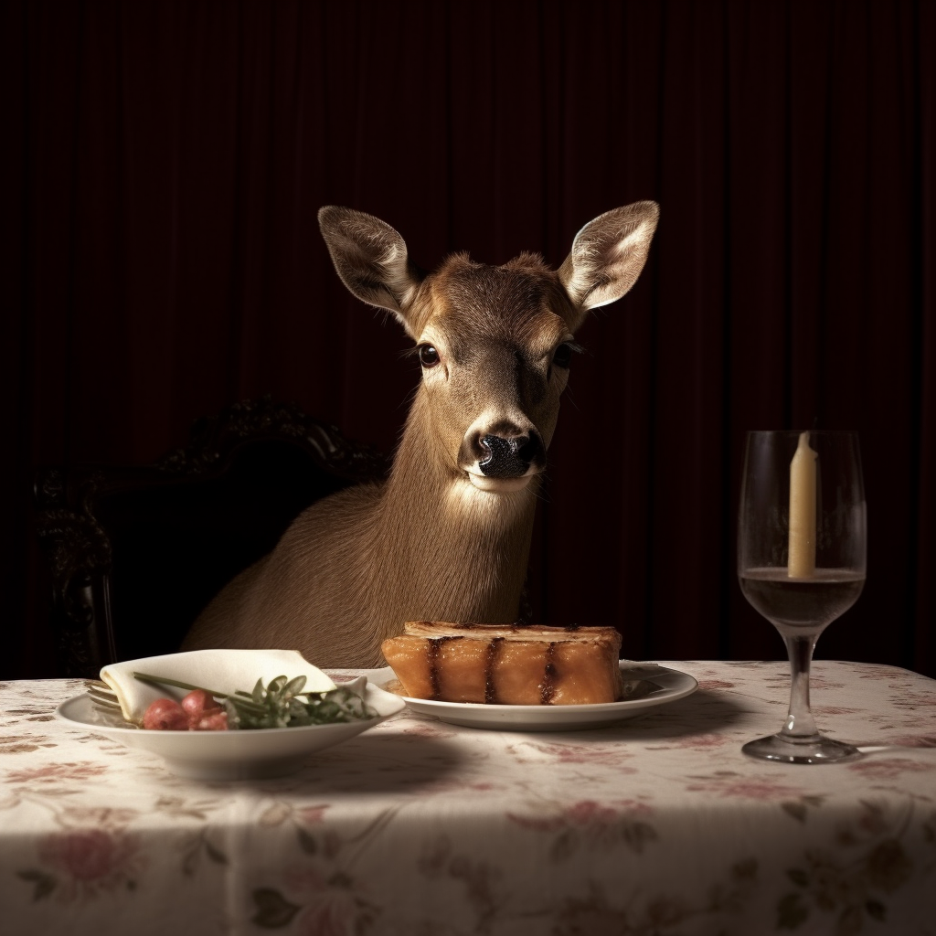 Fressen pflanzenfressende Tiere manchmal auch Fleisch?